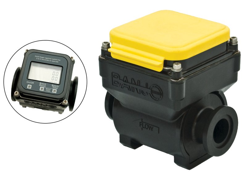 Banjo Flow Meter - Battery Powered-9901-MFM100